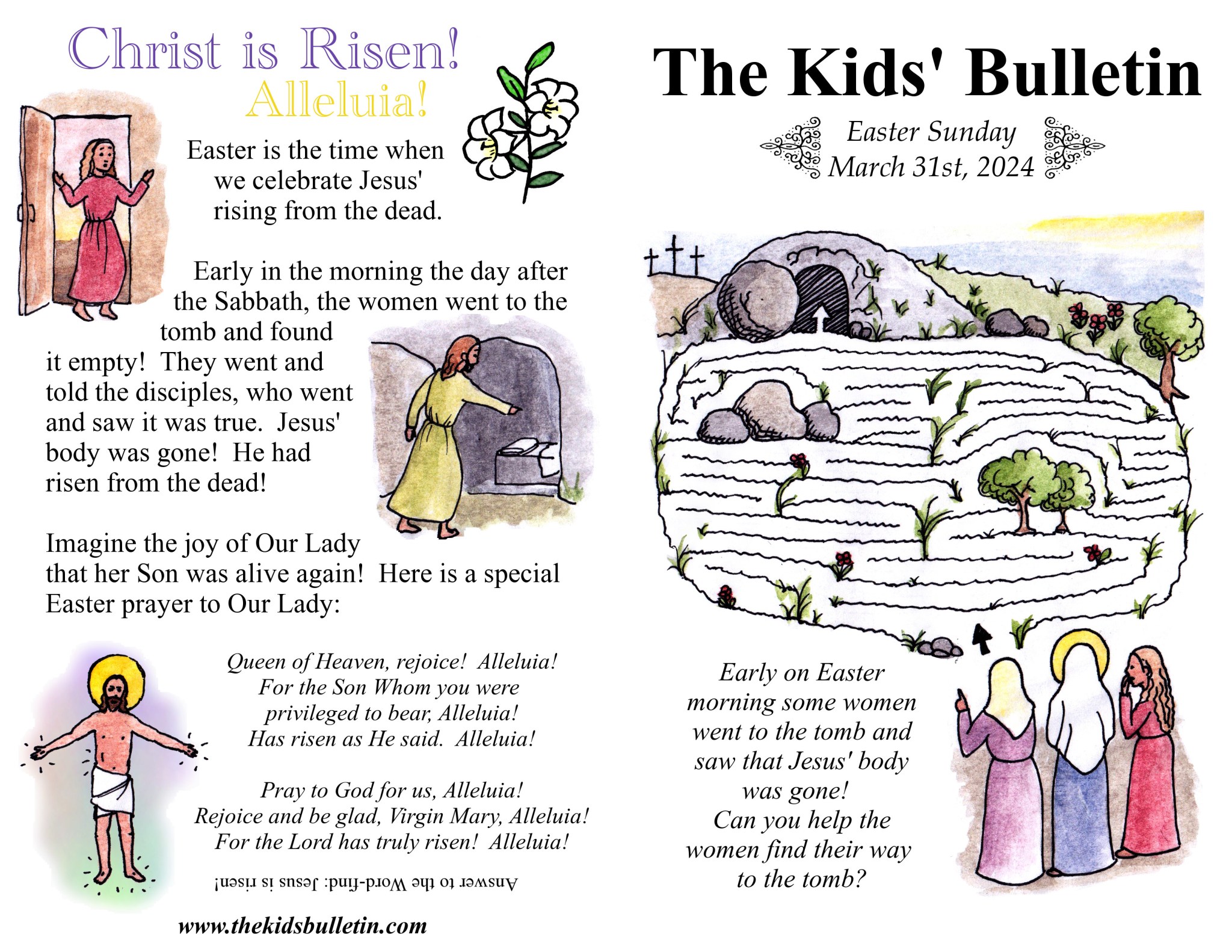 The Kids' Bulletin – A fun way for Catholic kids to learn about the ...