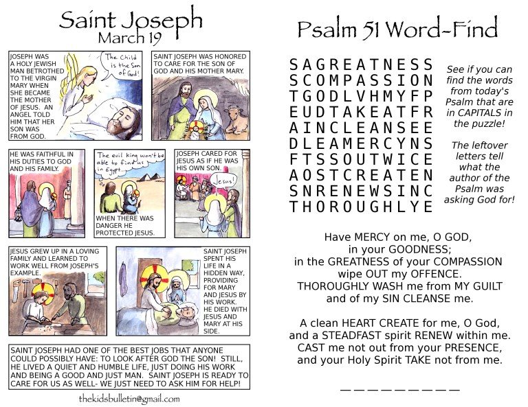 The Kids' Bulletin – A fun way for Catholic kids to learn about the ...