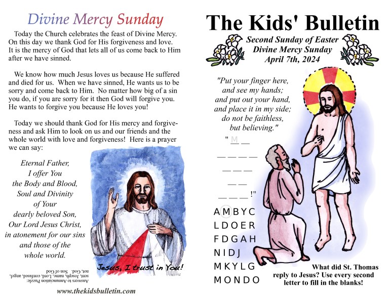 The Kids' Bulletin – A fun way for Catholic kids to learn about the ...