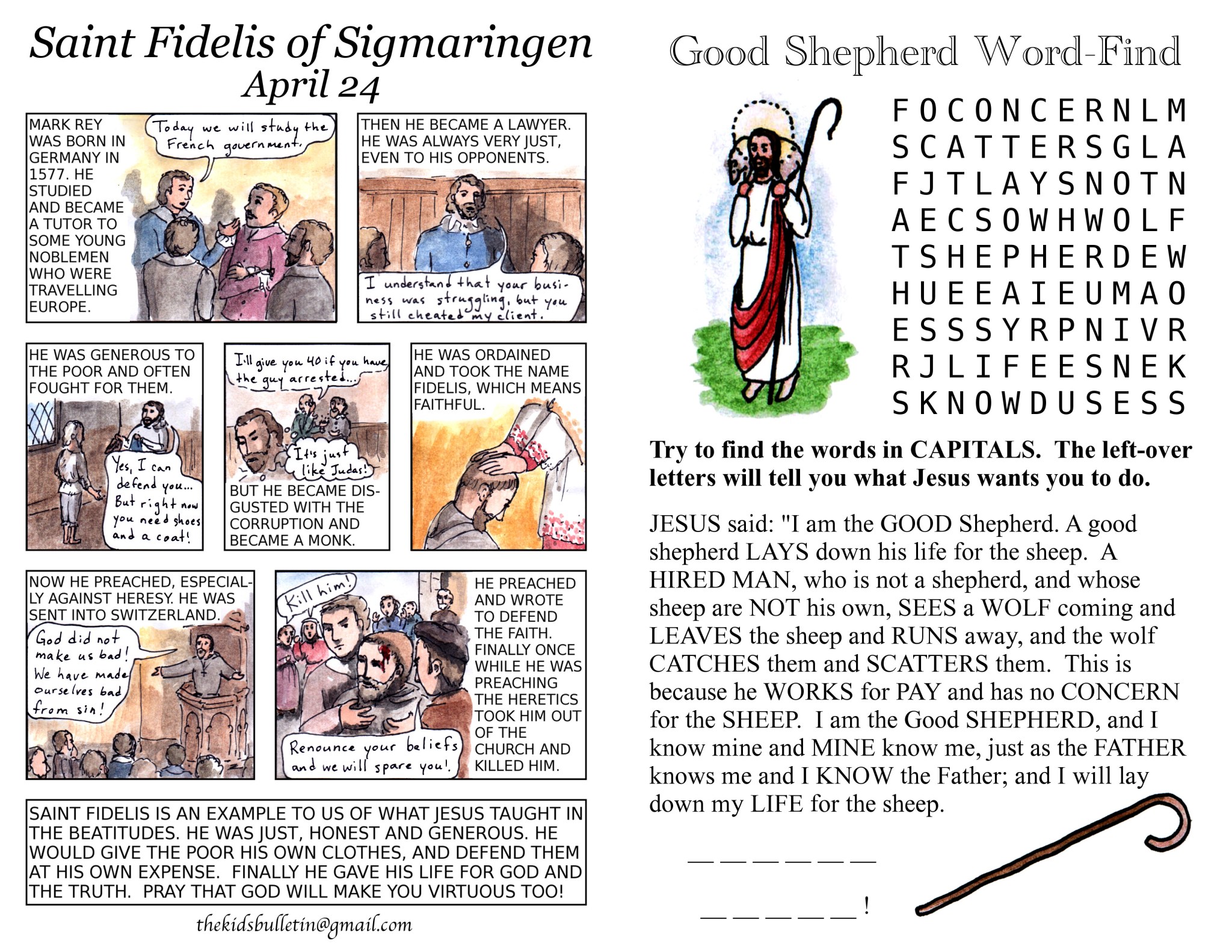 The Kids' Bulletin – A fun way for Catholic kids to learn about the ...