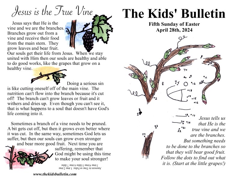 The Kids' Bulletin – A fun way for Catholic kids to learn about the ...