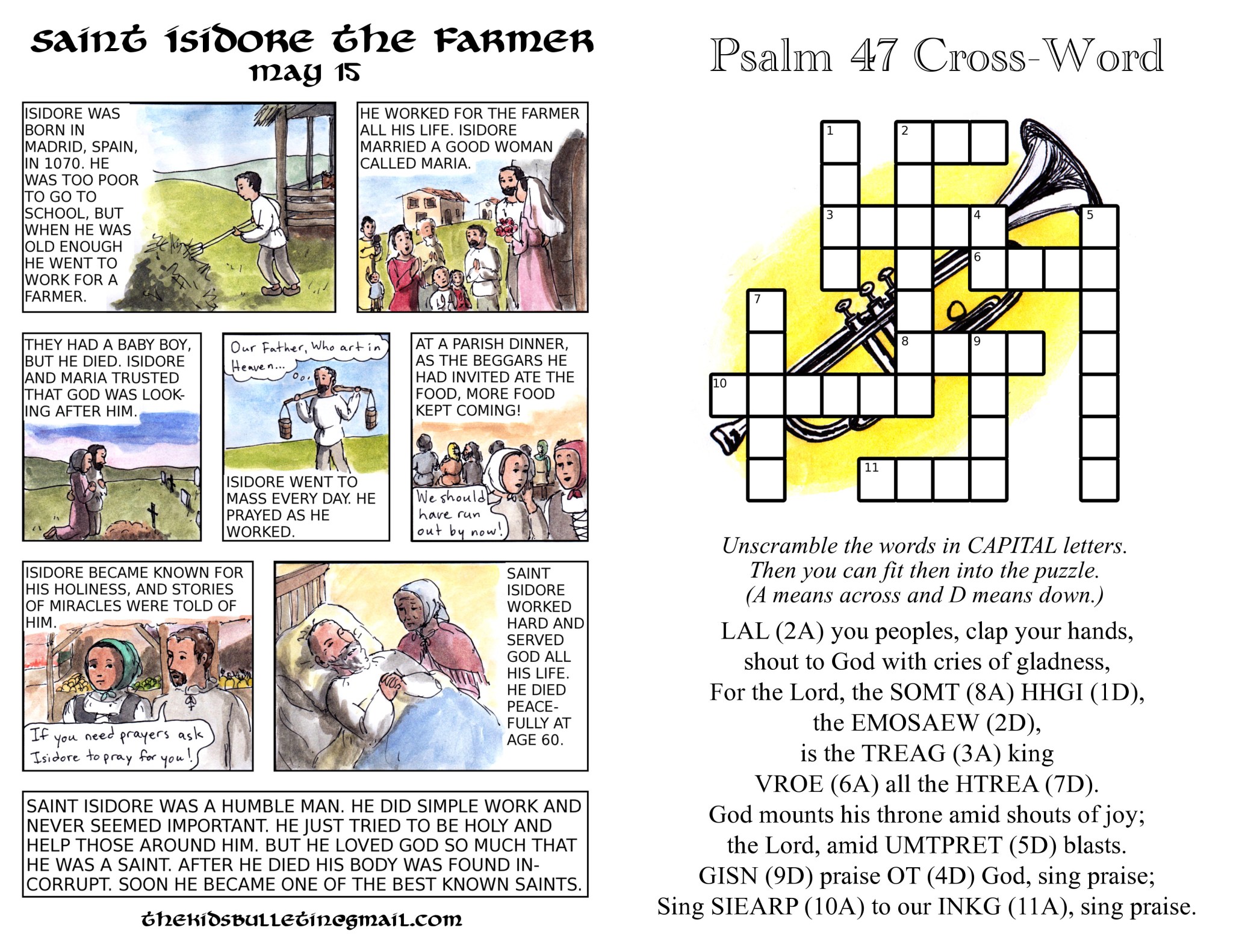 The Kids' Bulletin – A fun way for Catholic kids to learn about the ...
