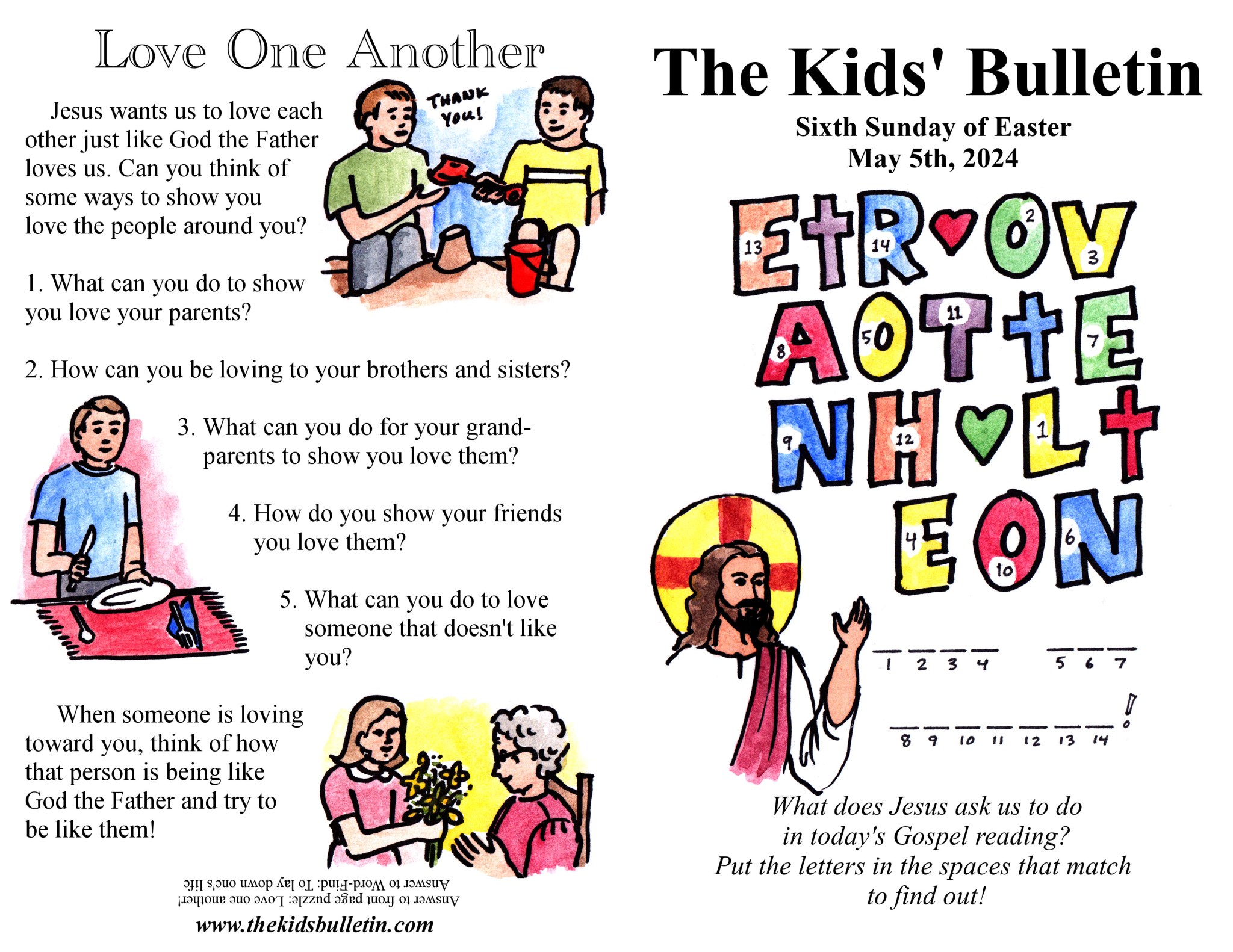 The Kids' Bulletin – A fun way for Catholic kids to learn about the ...