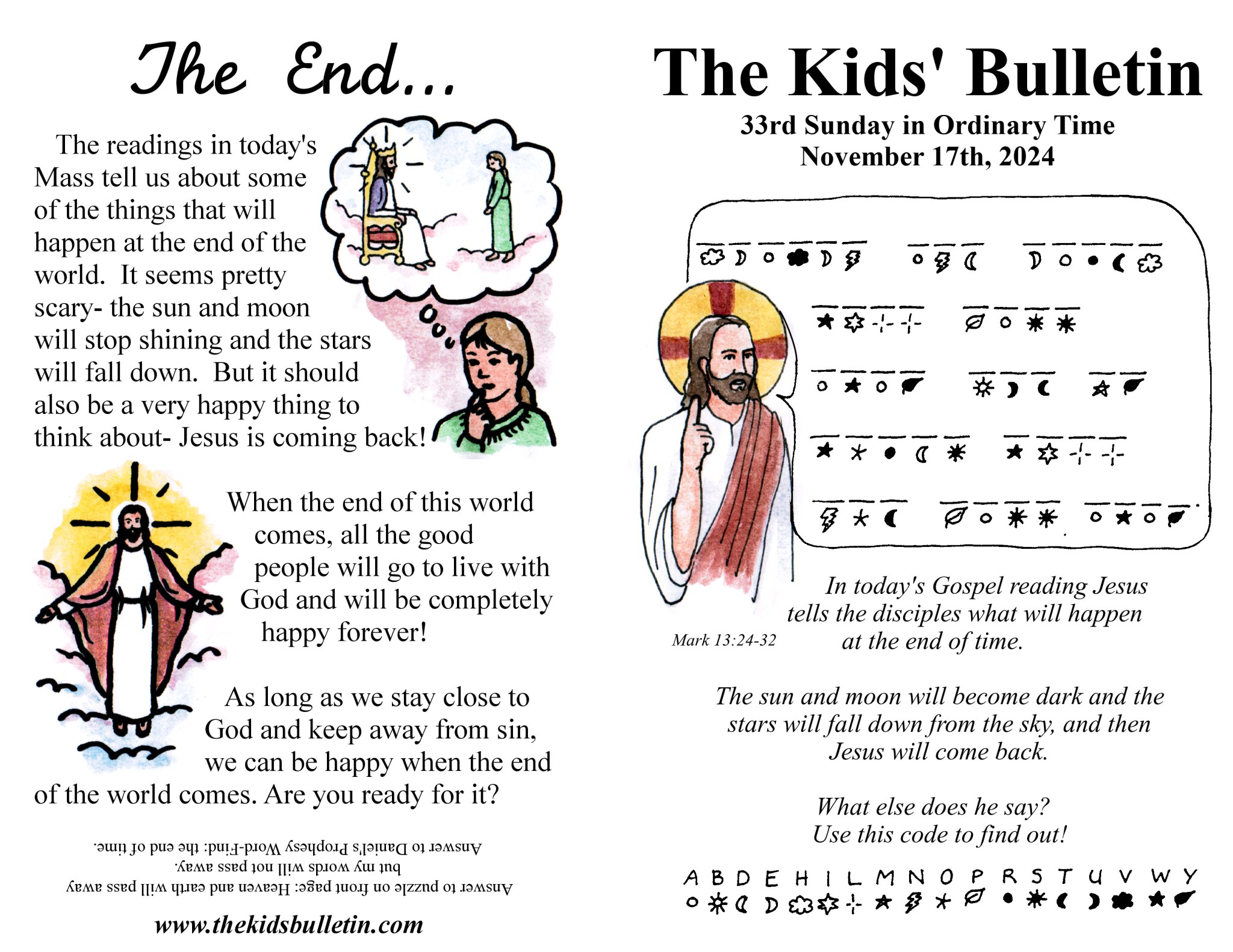 The Kids' Bulletin – A fun way for Catholic kids to learn about the ...