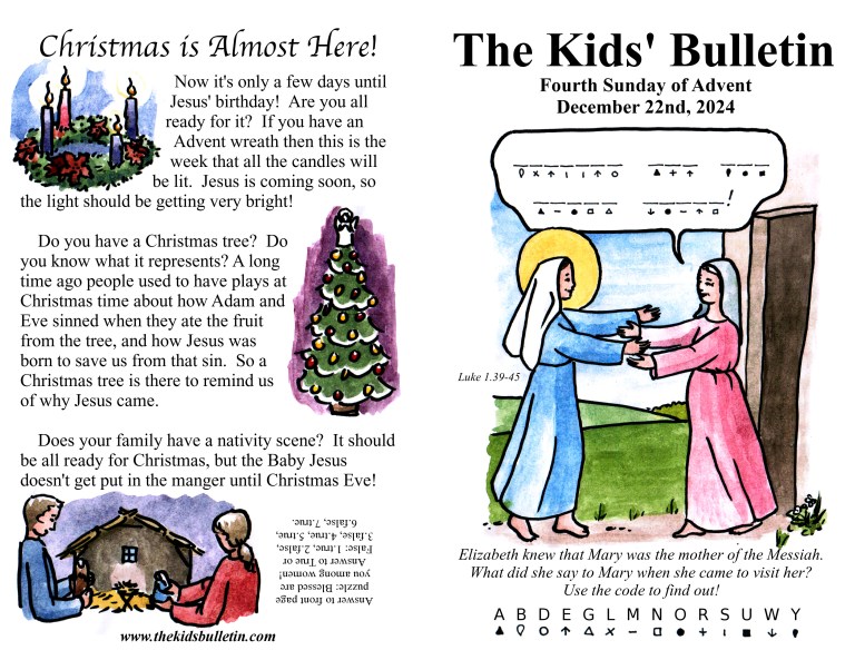 The Kids' Bulletin – A fun way for Catholic kids to learn about the ...