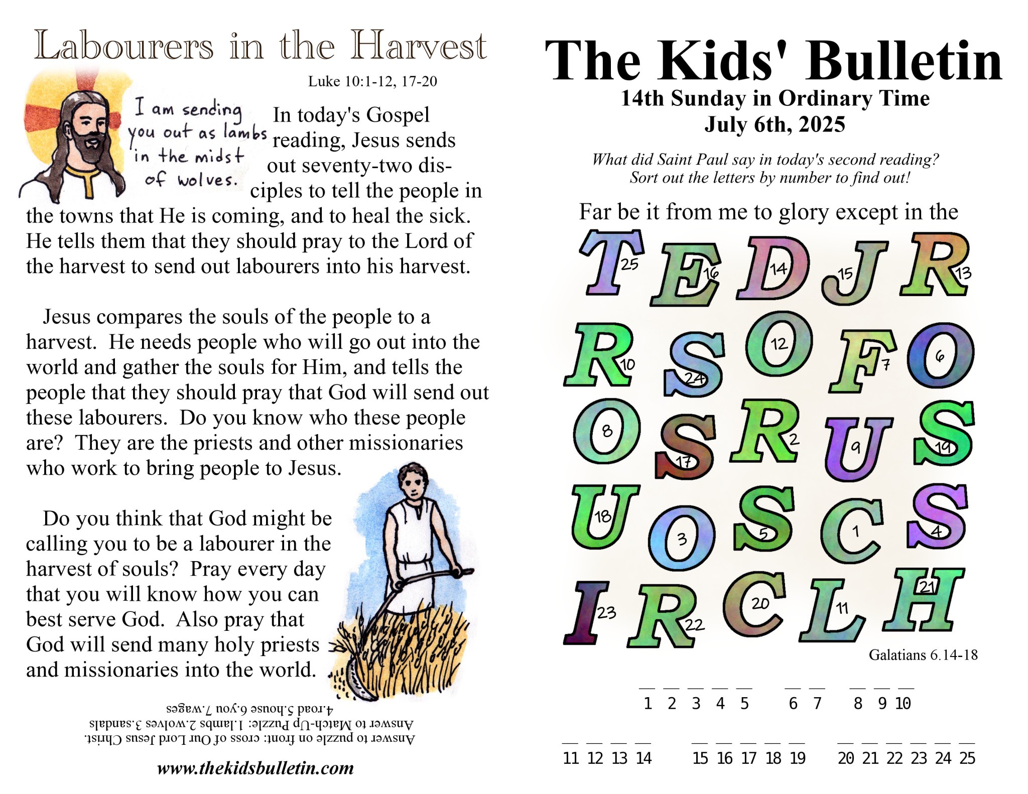 Kids’ Bulletins – The Kids' Bulletin